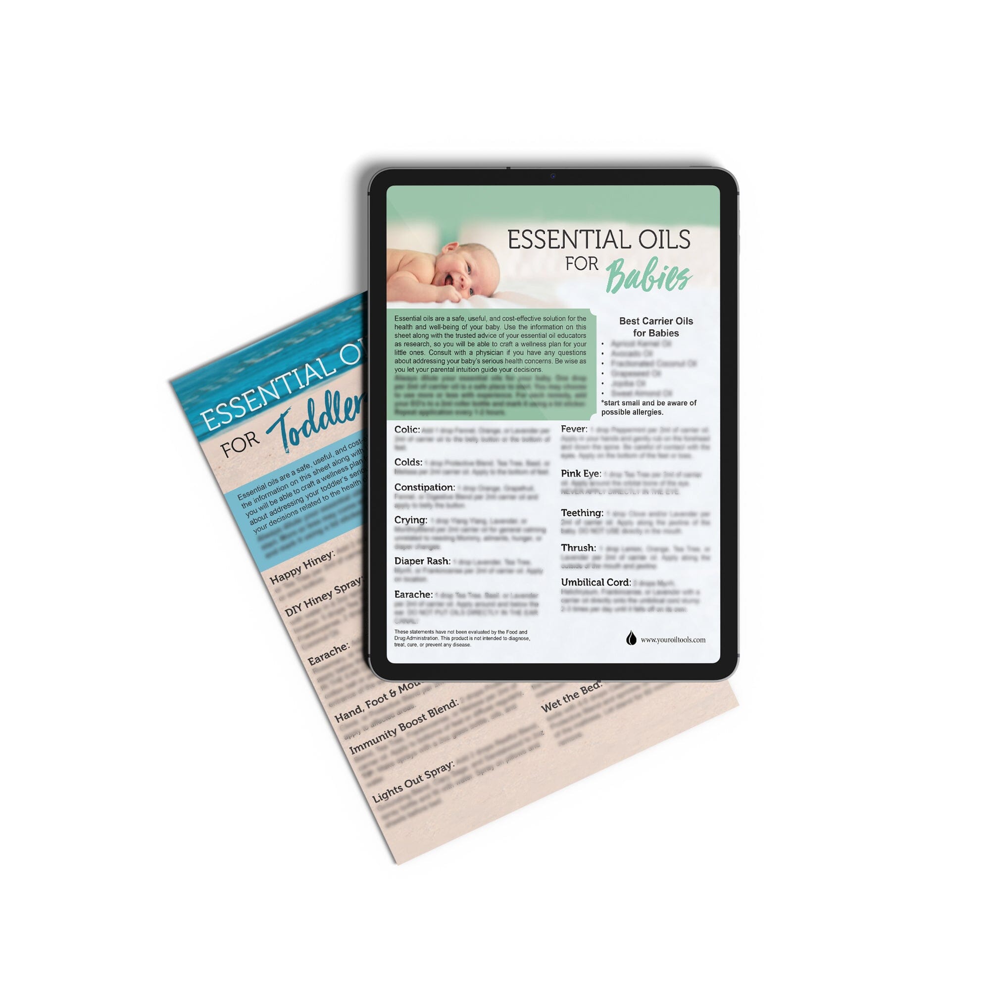 Babies and Toddlers Tear Pad (Digital Download) – Your Oil Tools