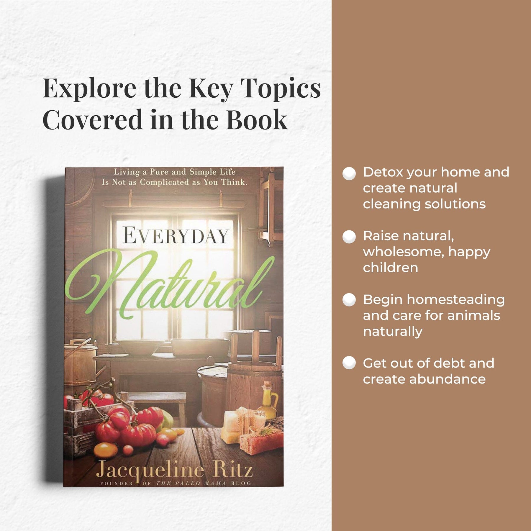 Everyday Natural Book by Jacqueline Ritz – Your Oil Tools