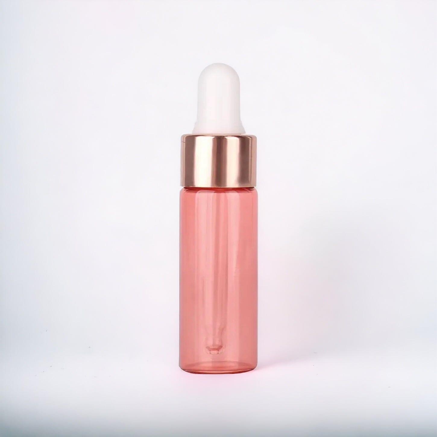 5 ml Pink Glass Vials w/ Rose Gold Dropper (Pack of 5) – Your Oil Tools