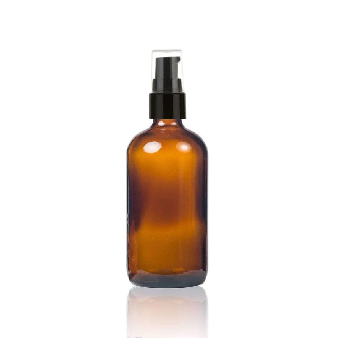8 oz Amber Glass Bottle w/ Treatment Pump – Your Oil Tools