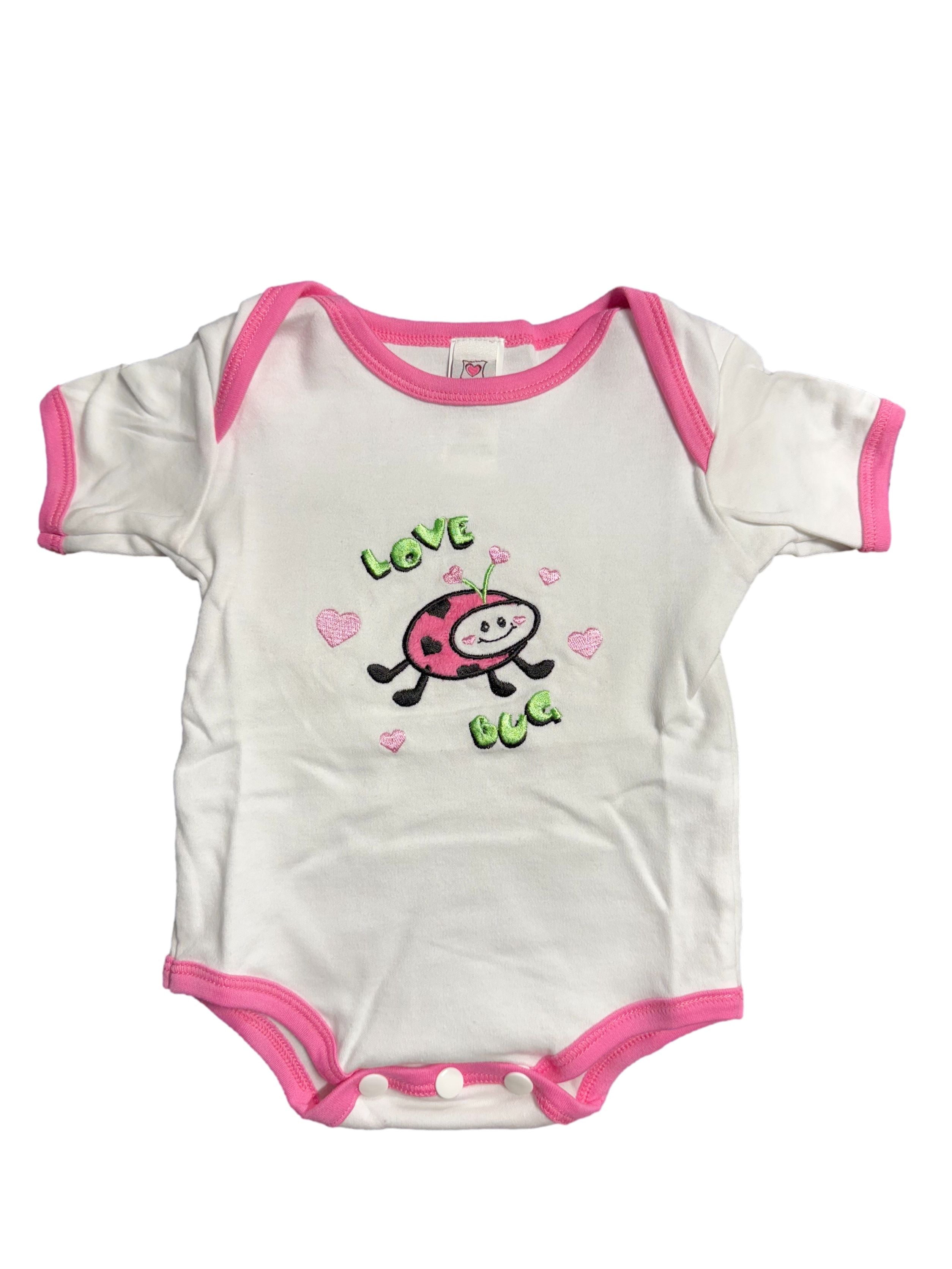 Ganz Baby Love Bug Short-Sleeve Onesie 3–6 Months – Your Oil Tools