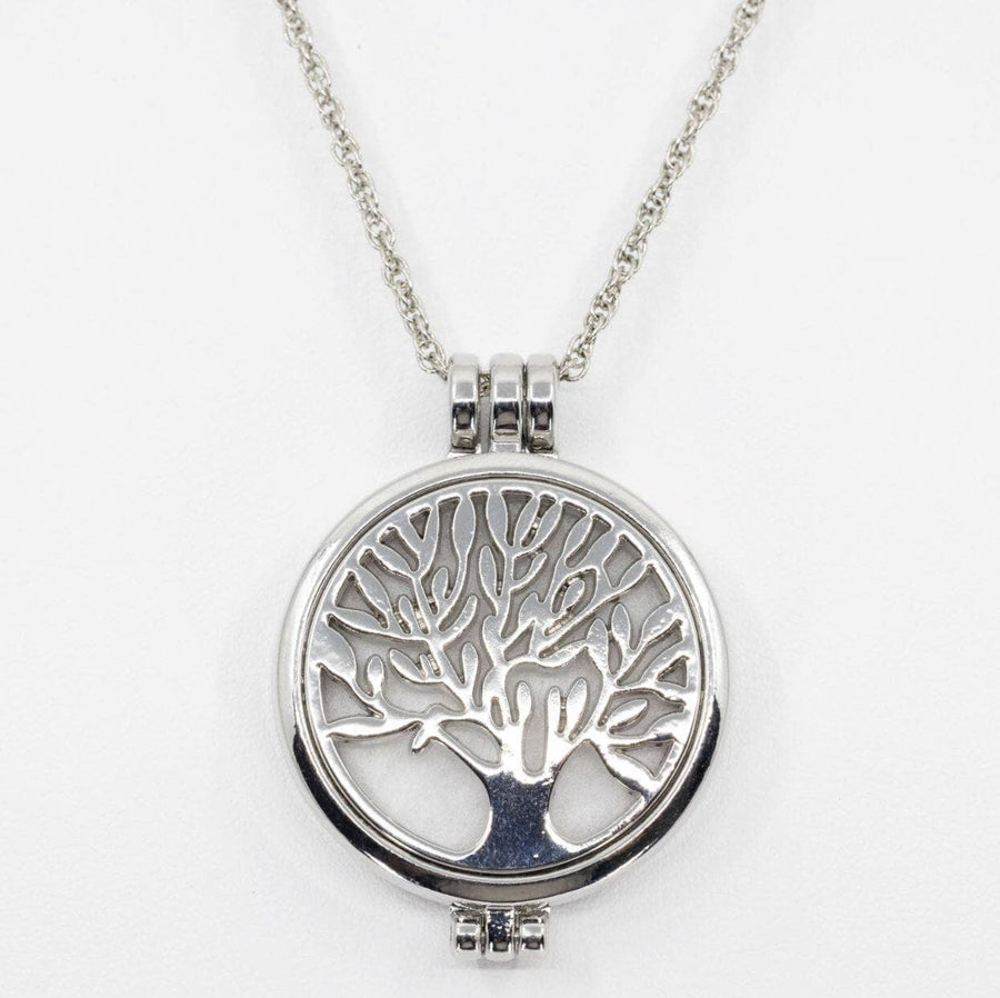 Tree of Life Diffuser Necklace Stainless Steel – Your Oil Tools