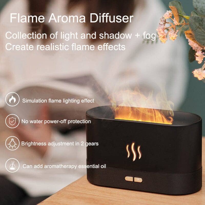 Aroma Flame Ultrasonic Essential Oil Diffuser | Your Oil Tools