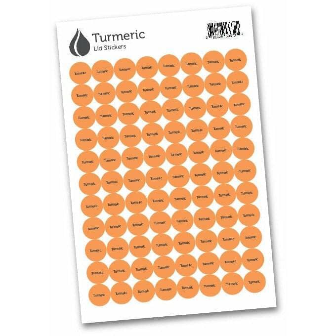 Lid Stickers (Turmeric) – Your Oil Tools
