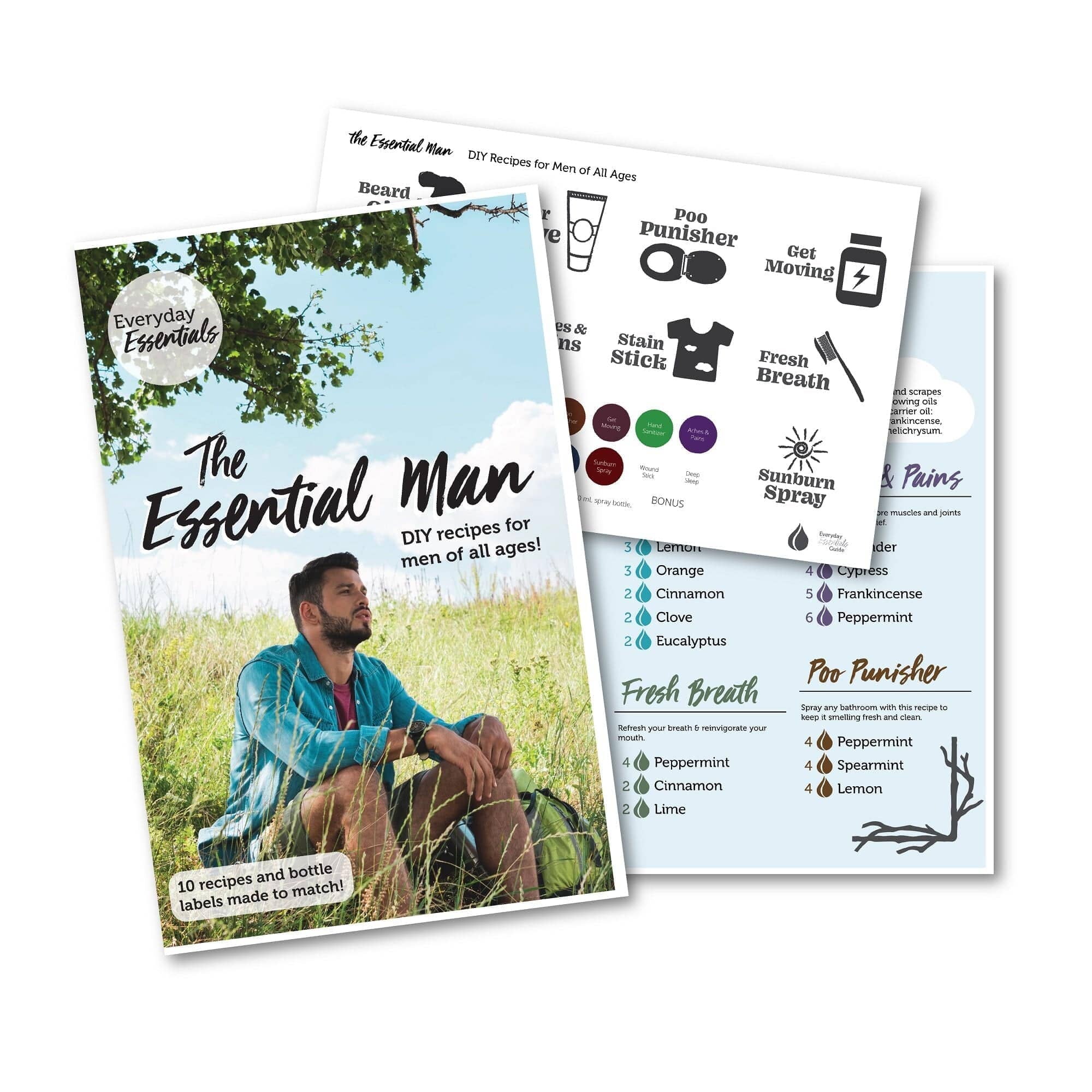 Essential Man Recipes & Labels DIY for Essential Oils – Your Oil Tools