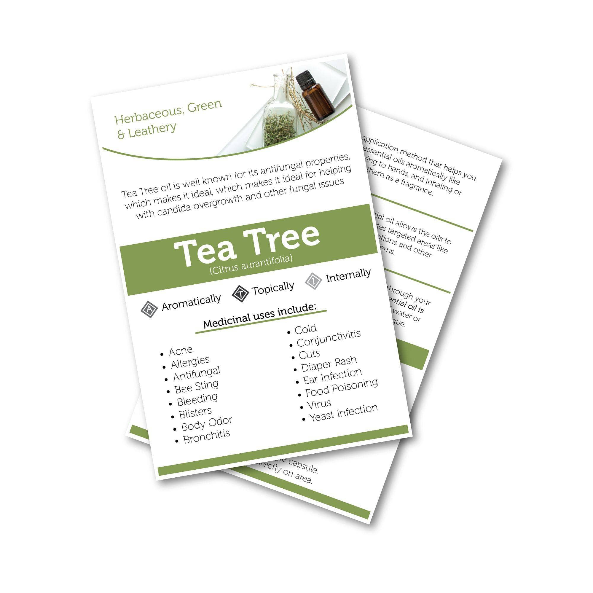 Oil Sharing Sheets (Tea Tree) – Your Oil Tools