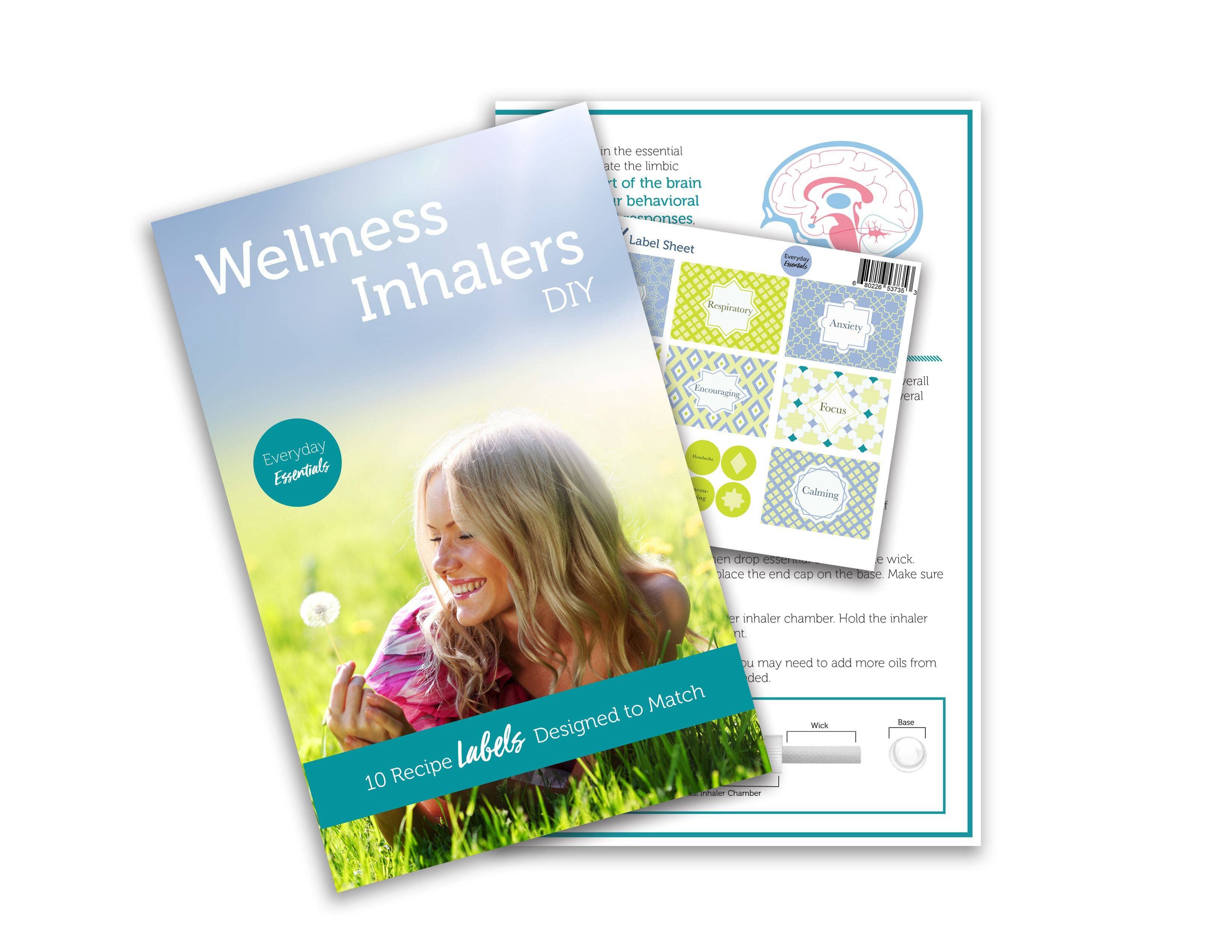 Wellness Inhalers Recipes & Labels DIY for Essential Oils – Your Oil Tools