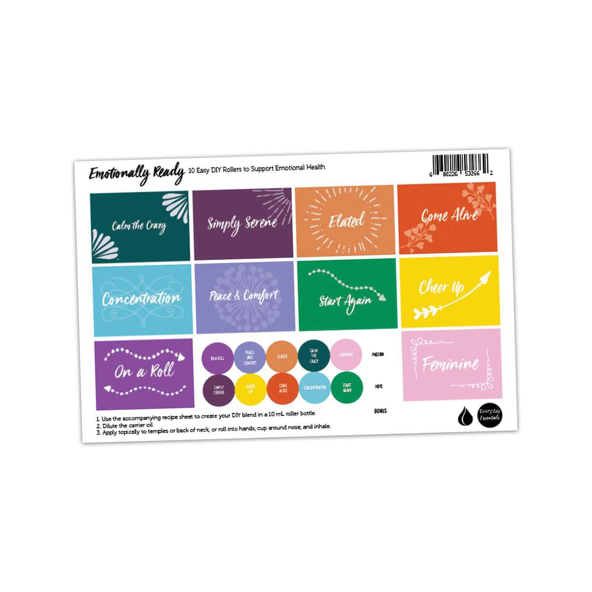 Emotionally Ready Labels & Lid Stickers – Your Oil Tools